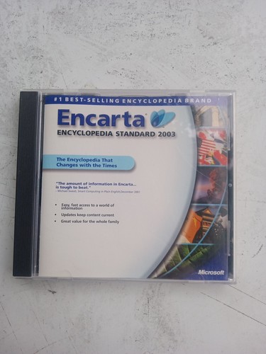 Microsoft Encarta 2003 Win XP CD | eBay