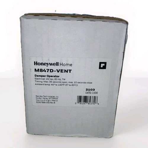 Honeywell Home M847D-VENT Replacement Motor for EARD Ventilation Damper ...