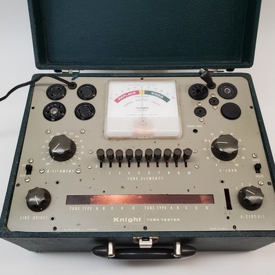 Vintage Knight KG Tube Tester Made in USA Untested Powers On | eBay