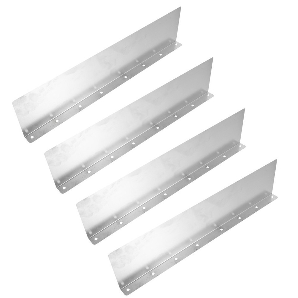 4 Pcs Roofing Gutter Guards Iron Rainwater Diverter Splash Guard Kit ...