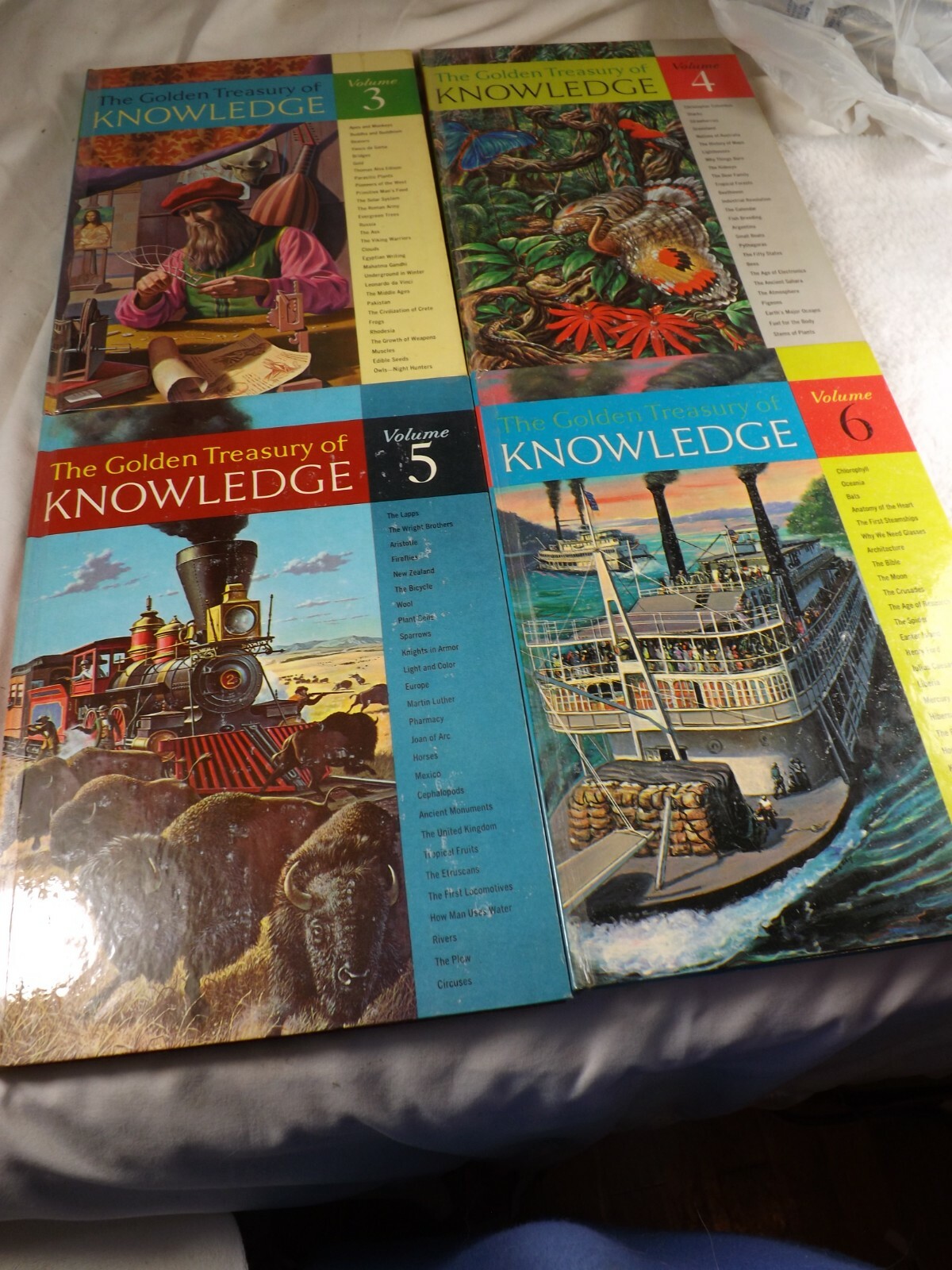 The Golden Treasury of Knowledge [Volume 3-4-5-6 ] | eBay