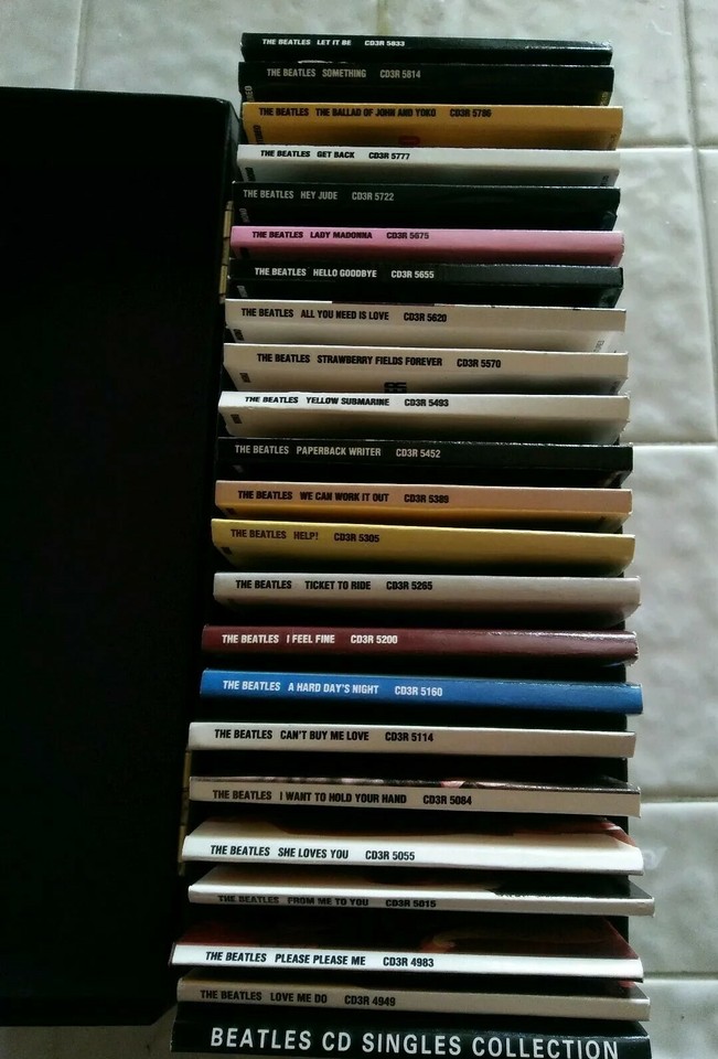 NEW!! THE BEATLES "CD Singles Collection" 22 CD Singles Box Set ...