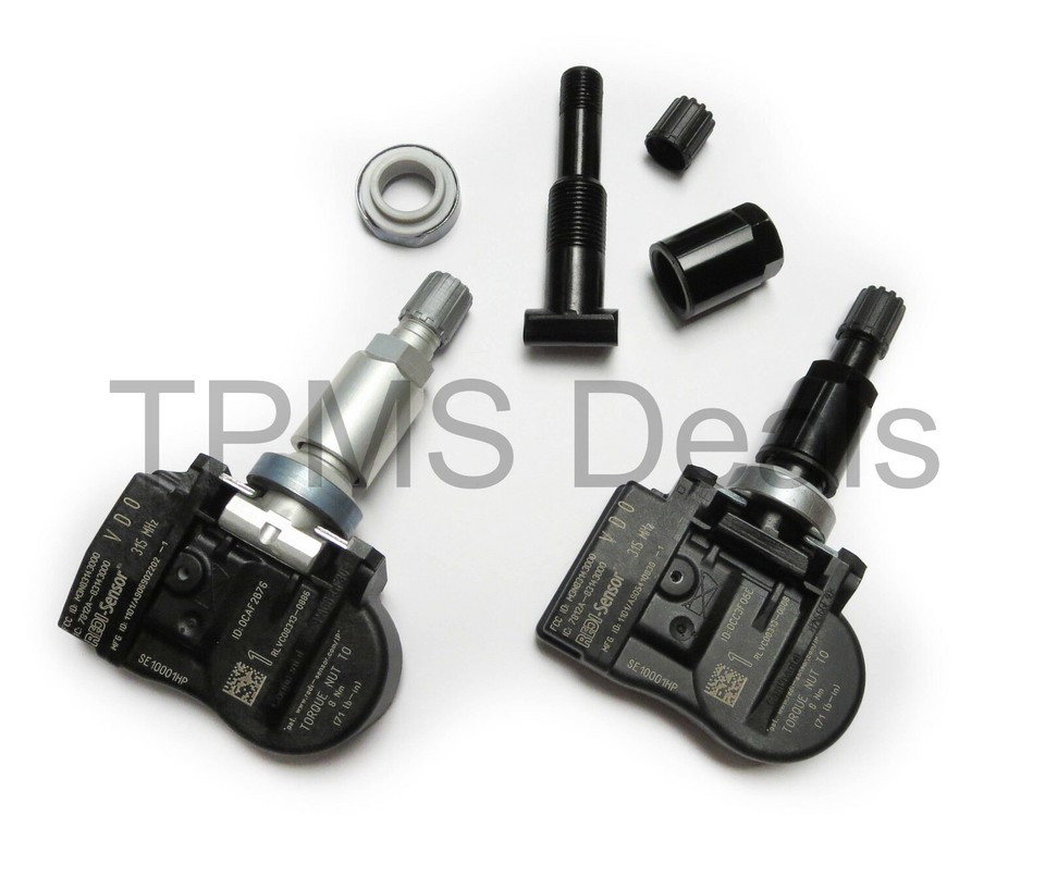 Black Valve Stem Replacement Fits OEM Land Rover TPMS Sensors | eBay