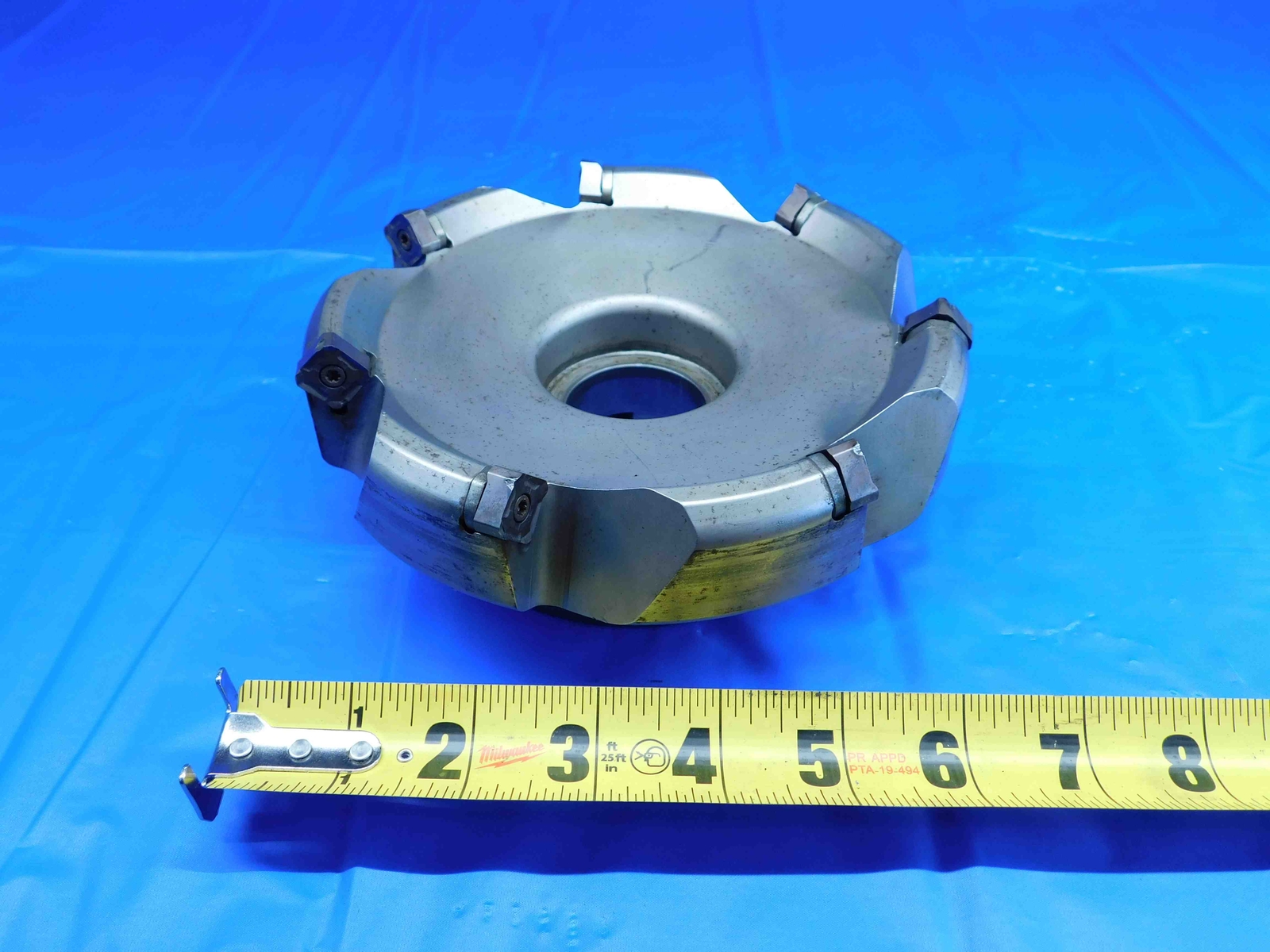 SUMITOMO 6 1/2 O.D. FACE MILL DGC46000R 1302 1 1/2 PILOT 5/8 KEY HOLDS ...