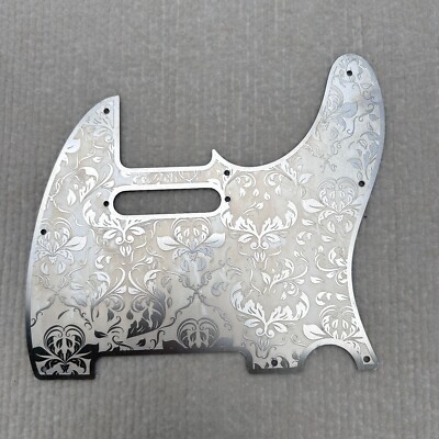 Guitar Pickguard Telecaster stainless steel cladding 8hole | eBay