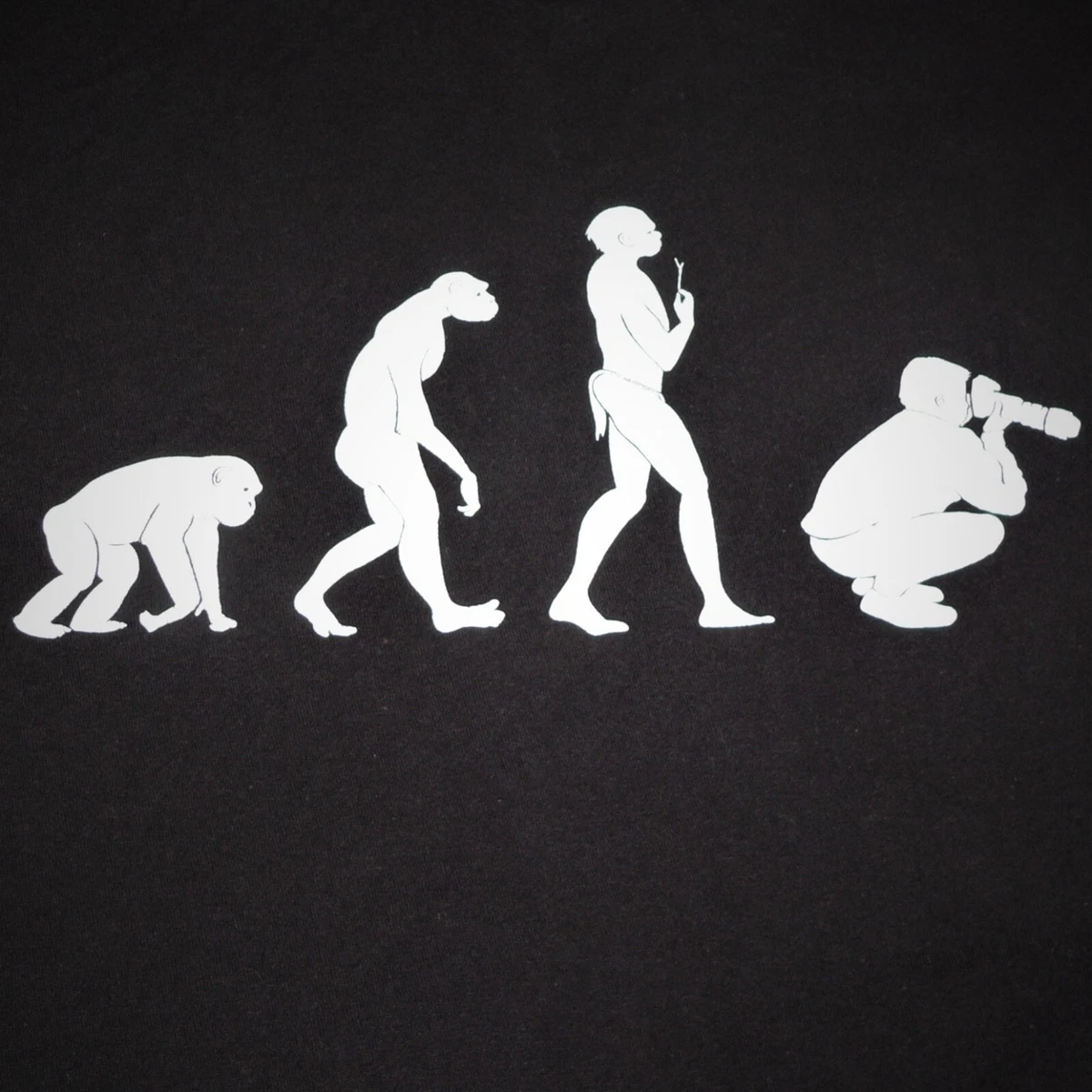 Evolution Of Man With Label
