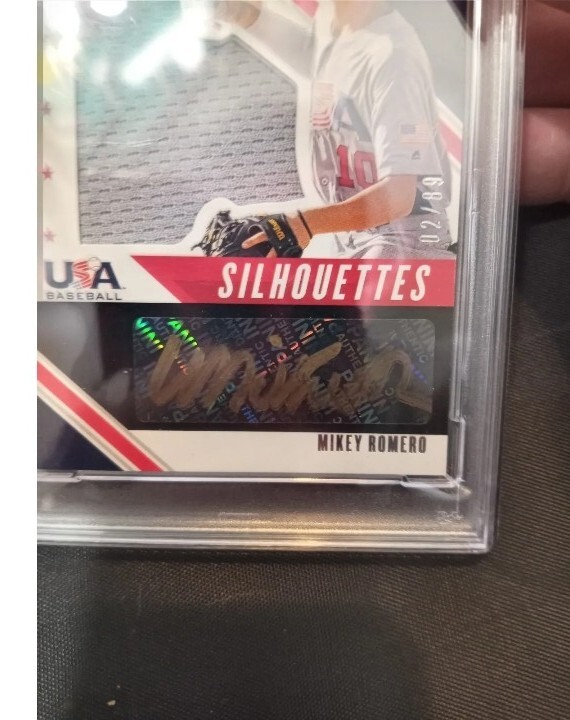 Mikey Romero 2020 Stars and Stripes Mikey Auto #USJ-MRO Graded 6 Ex-MT ...