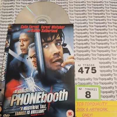 Phone Booth DVD (2003) Colin Farrell, Disc And Artwork Only ...