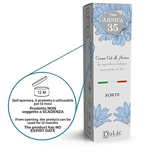 Dulàc Natural Arnica Gel Cream Extra Strong 2.53 Fl Oz with 35% Organic ...