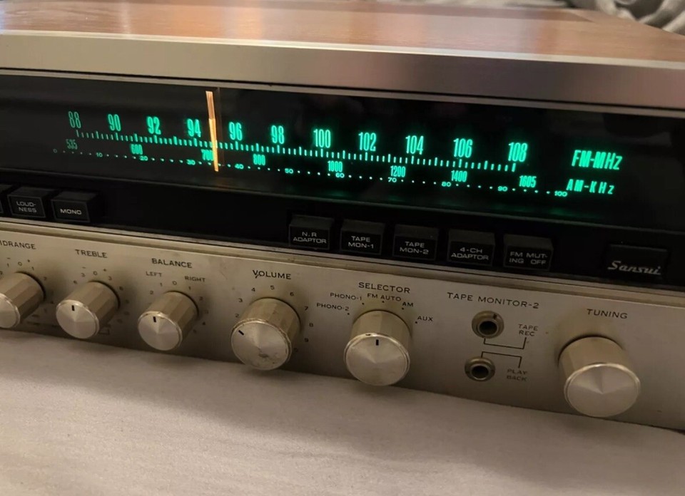 SANSUI Model Seven Stereo Receiver w/ Phono & Original Manuals. Fully ...