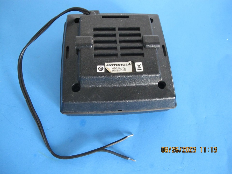 Motorola HSN4031B External Speaker Radio two way TESTED | eBay