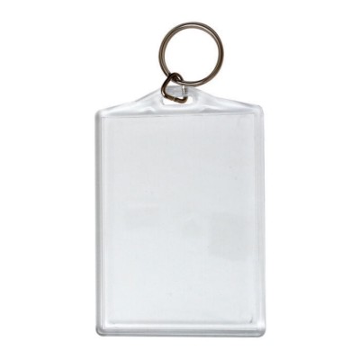 10 x KEVRON ID58 Clear Acrylic Plastic Key Tag,Key Ring - 96mm x 65mm ...