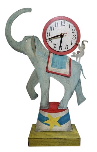 Artist Signed ACME Animal Clock Circus Elephant & Mouse | eBay