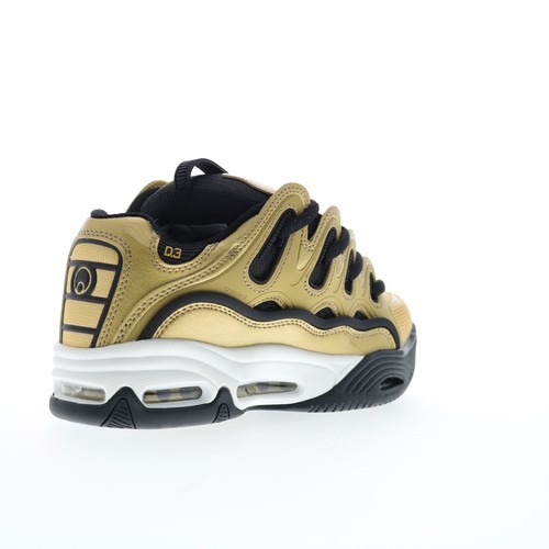 Osiris D3 2001 1141 2901 Mens Gold Synthetic Skate Inspired Sneakers ...