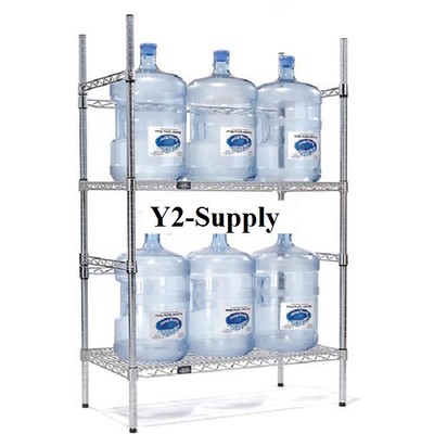 NEW! 5 Gallon Water Bottle Storage Rack, 6 Bottle Capacity!! | eBay