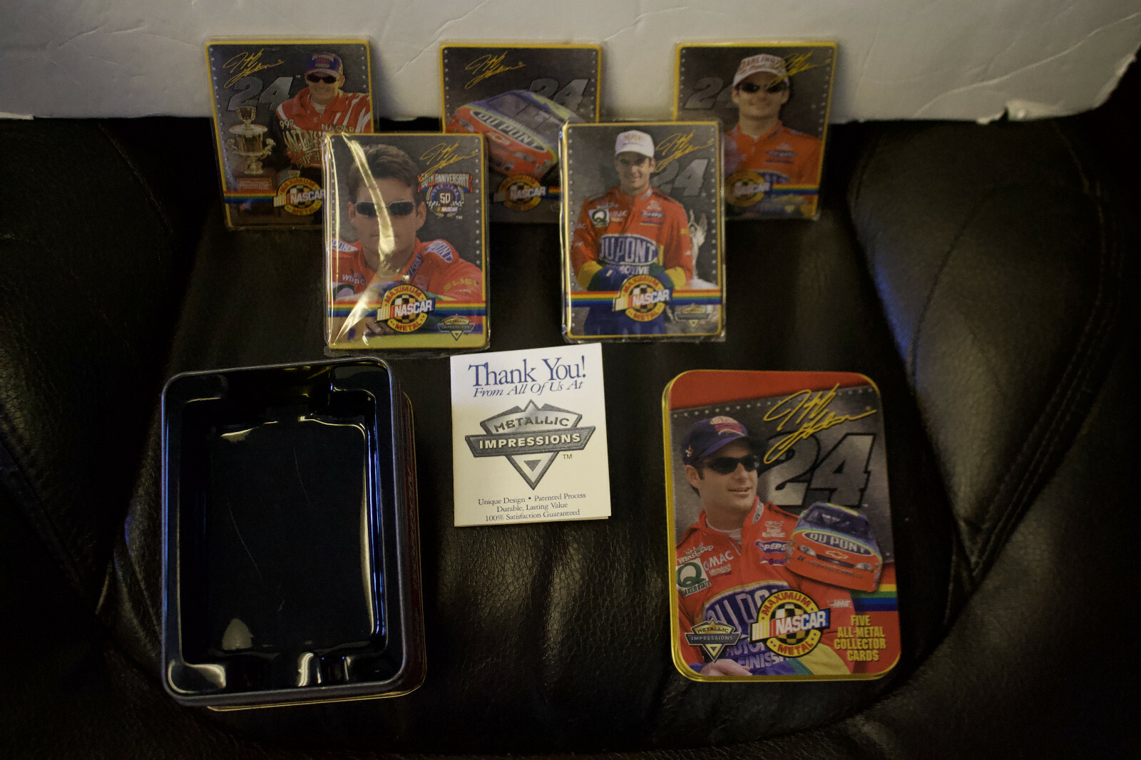 JEFF GORDON Maximum Nascar Metal METALLIC IMPRESSIONS Collector's Card ...