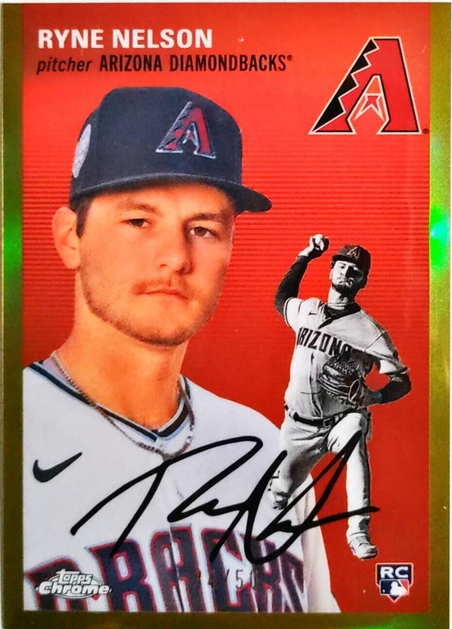 2023 Topps Chrome Platinum Anniversary - Ryne Nelson #168 Gold ...
