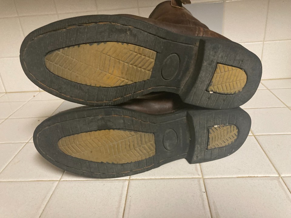 Red Wing Pecos 2231 Steel Toe Pull up Brown Leather Boots size 11.5 EE ...