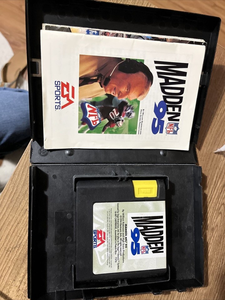 Madden 95 Sega Genesis Authentic Complete | eBay