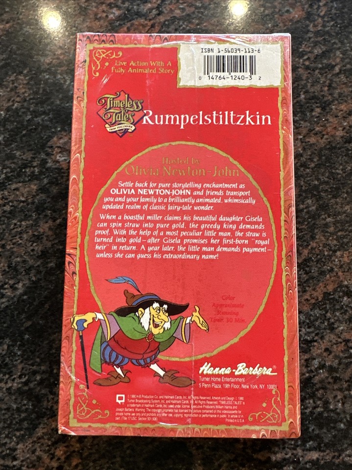 Timeless Tales From Hallmark - Rumplestiltskin (VHS, 1990) Factory ...