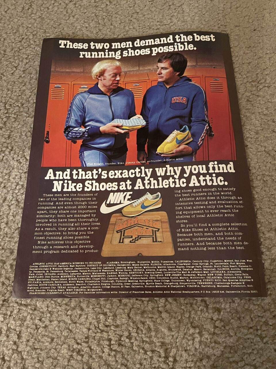 Nike Running Posters Vintage