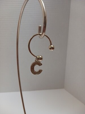 AVON VINTAGE 1987 INITIAL "C" KEY RING Chrome/Silver | eBay