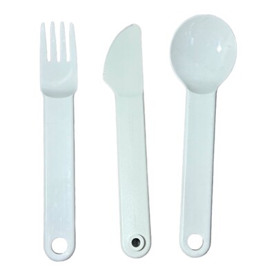 Tupperware "On The Go Cutlery" Snap Together Utensil Set | eBay
