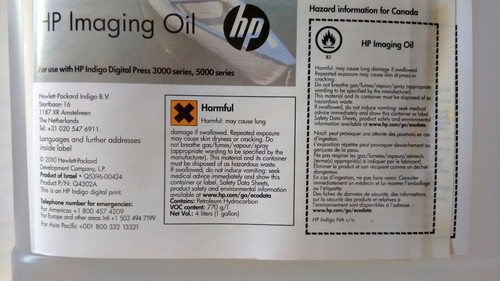 HP Imaging Oil Q4302A Indigo 3000 5000 digital press - 3.4 KG (1 unit ...