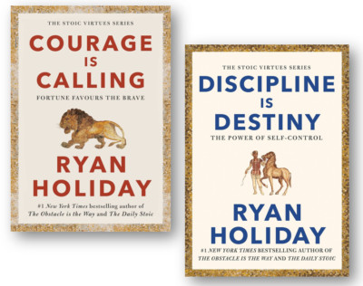 Ryan Holiday- Courage Is Calling, Discipline Is Destiny 2 Books Set NEW ...