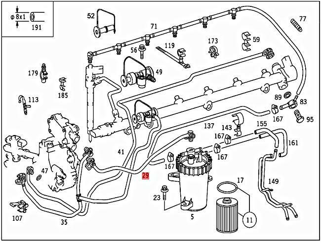Genuine MERCEDES Line 6130700632 | eBay