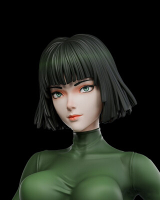 Fubuki One-Punch Man 3D Printed 12K Figure Statue Resin Model Kit ...