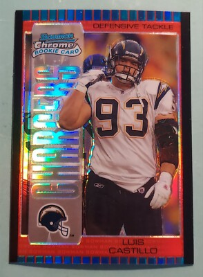 2005 Bowman Chrome LUIS CASTILLO #155 Rookie RC Red Refractor San Diego ...