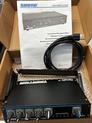 Shure SCM268 4 channel Microphone Mixer | eBay