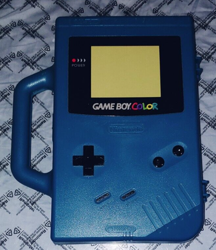 Nintendo Gameboy Color Teal Carrying Case Organizer Model Gbc70 2000 A ...