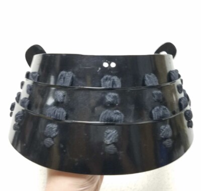 Japanese antiques Shikoro life-size armor helmet, toseigusoku, armor ...