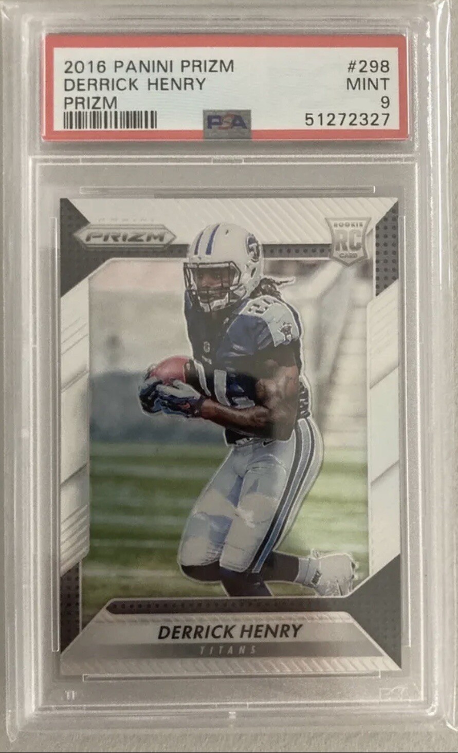 2016 Panini Prizm Derrick Henry Rookie RC Silver Prizm PSA 9 MINT ...