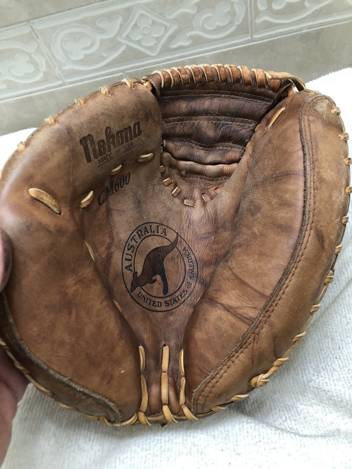 Nokona CM600 33” Padded Kangaroo Baseball Catchers Mitt Left Hand Throw ...