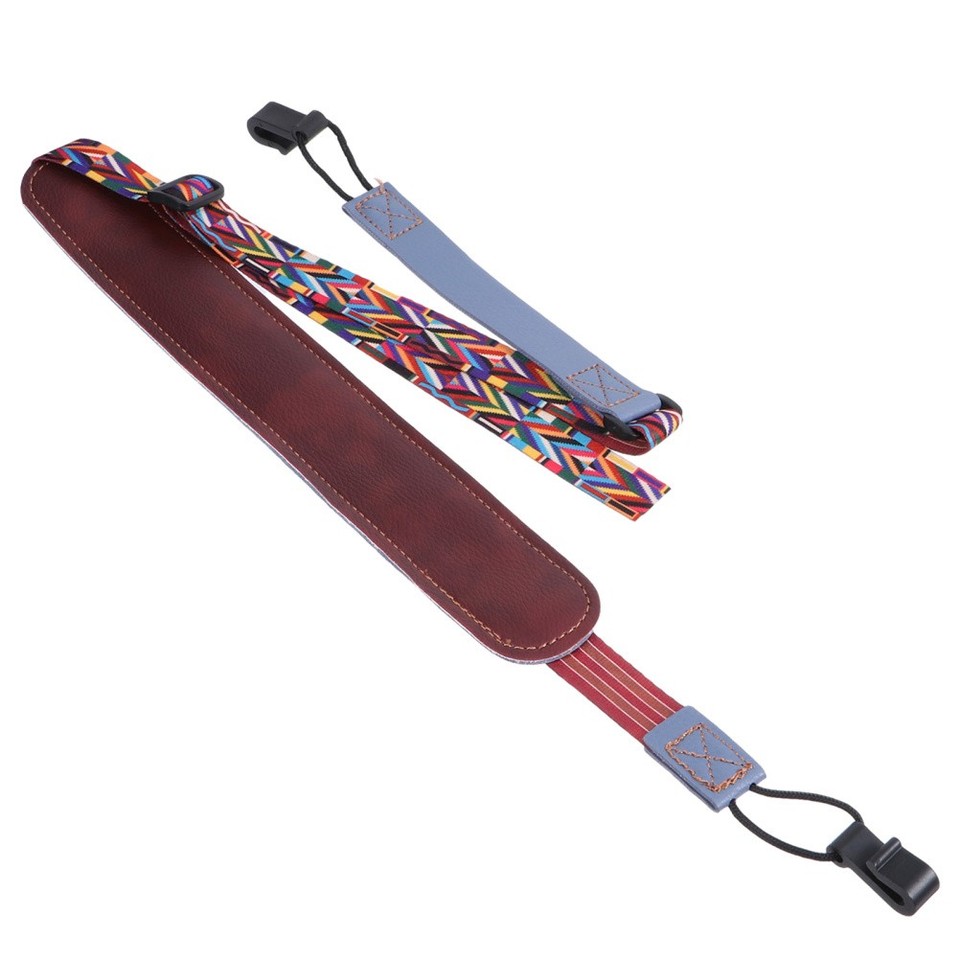 No Drill Clip on Ukulele Strap Double Adjustable Ukulele Shoulder Belt ...