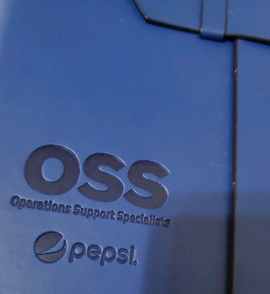 PEPSI Logo Spector Journal Office Notebook BLUE Cover 9.5x 6.5 Folio ...