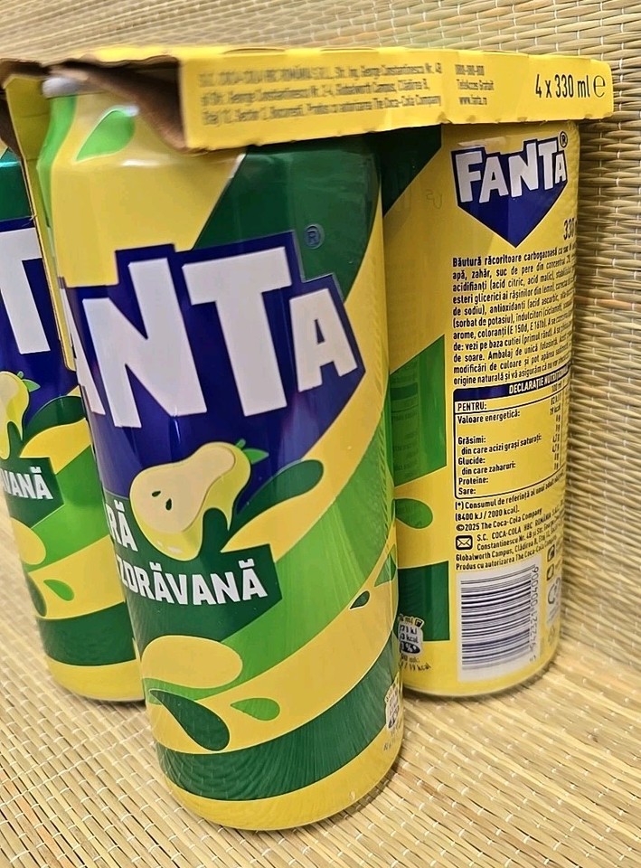 FANTA Pear 4 x 330ml. New Unique Flavour. Parä Näzdrävanä. Free ...