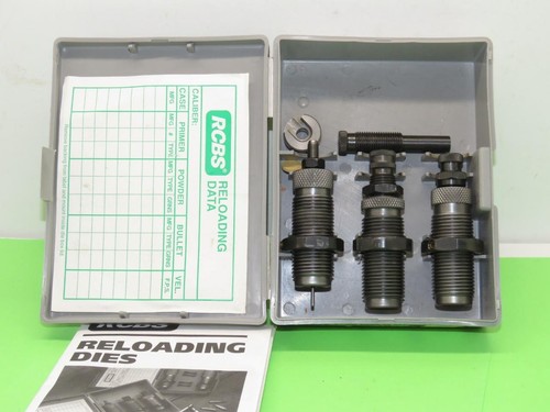 RCBS 9MM LUGER 3 DIE CARBIDE TC SET # 20515 WITH SHELL HOLDER | eBay