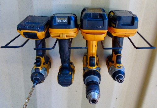 MAGNETIC POWER TOOL RACK DRILL HOLDER SHIPPING CARGO CONTAINER WALL ...