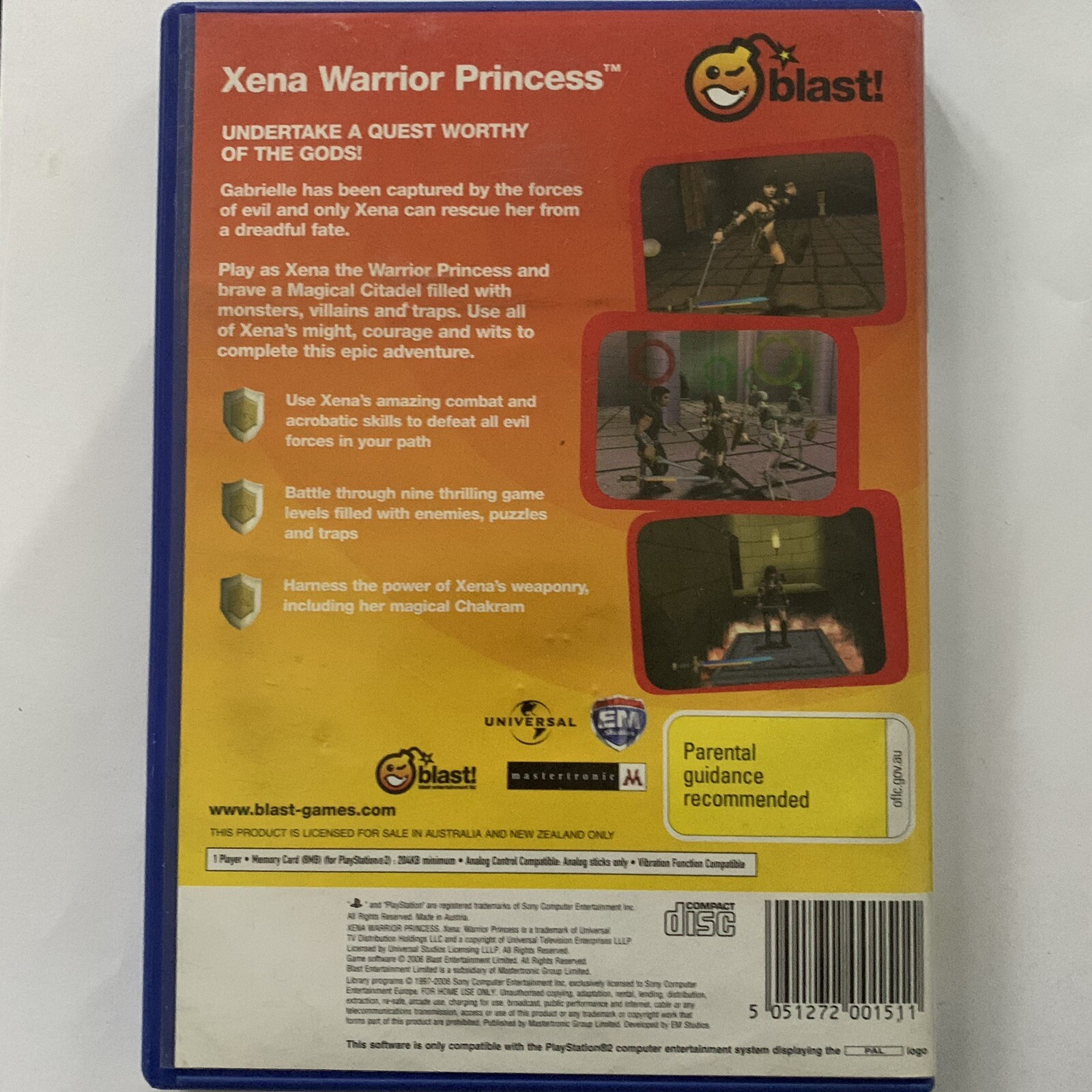 Xena Warrior Princess PlayStation 2 Ps2 for sale online | eBay