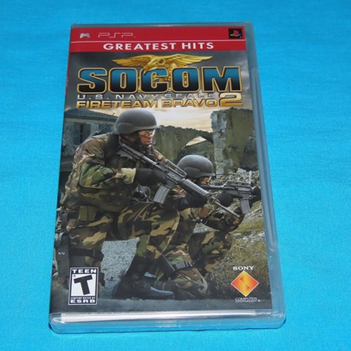 Socom US Navy Seals Fireteam Bravo 2 Sony PSP Video Game Brand New ...