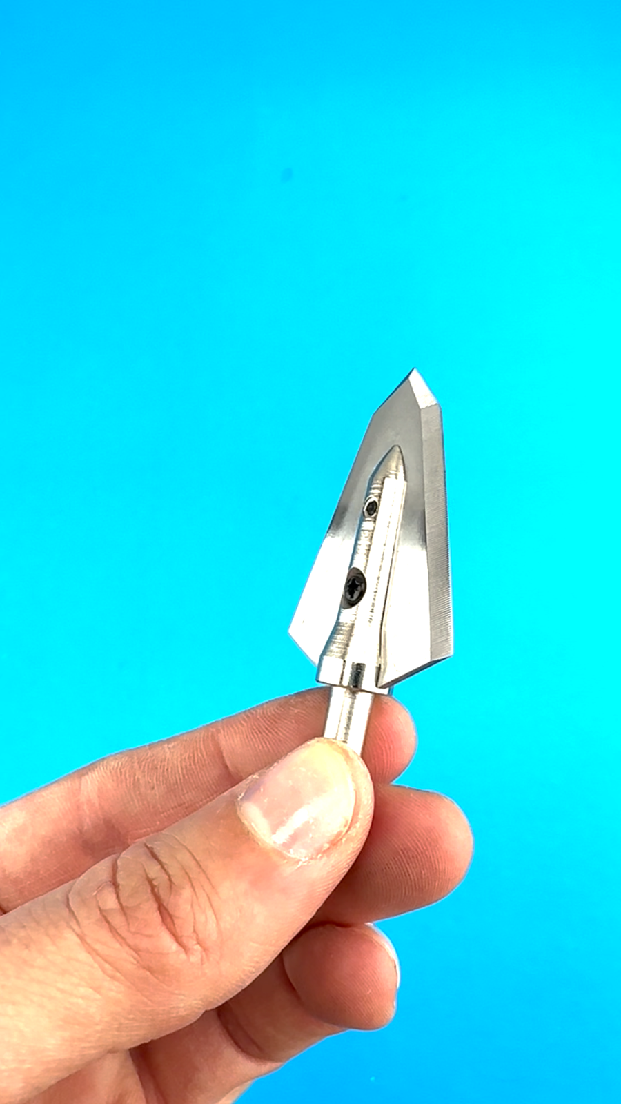 6 qty 200 grain solid Fixed Single Bevel Traditional Hunting SHARP ...