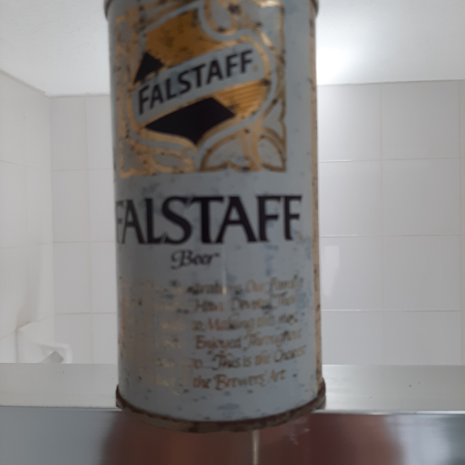 FALSTAFF STRAIGHT STEEL PULL TAB BEER CAN | eBay