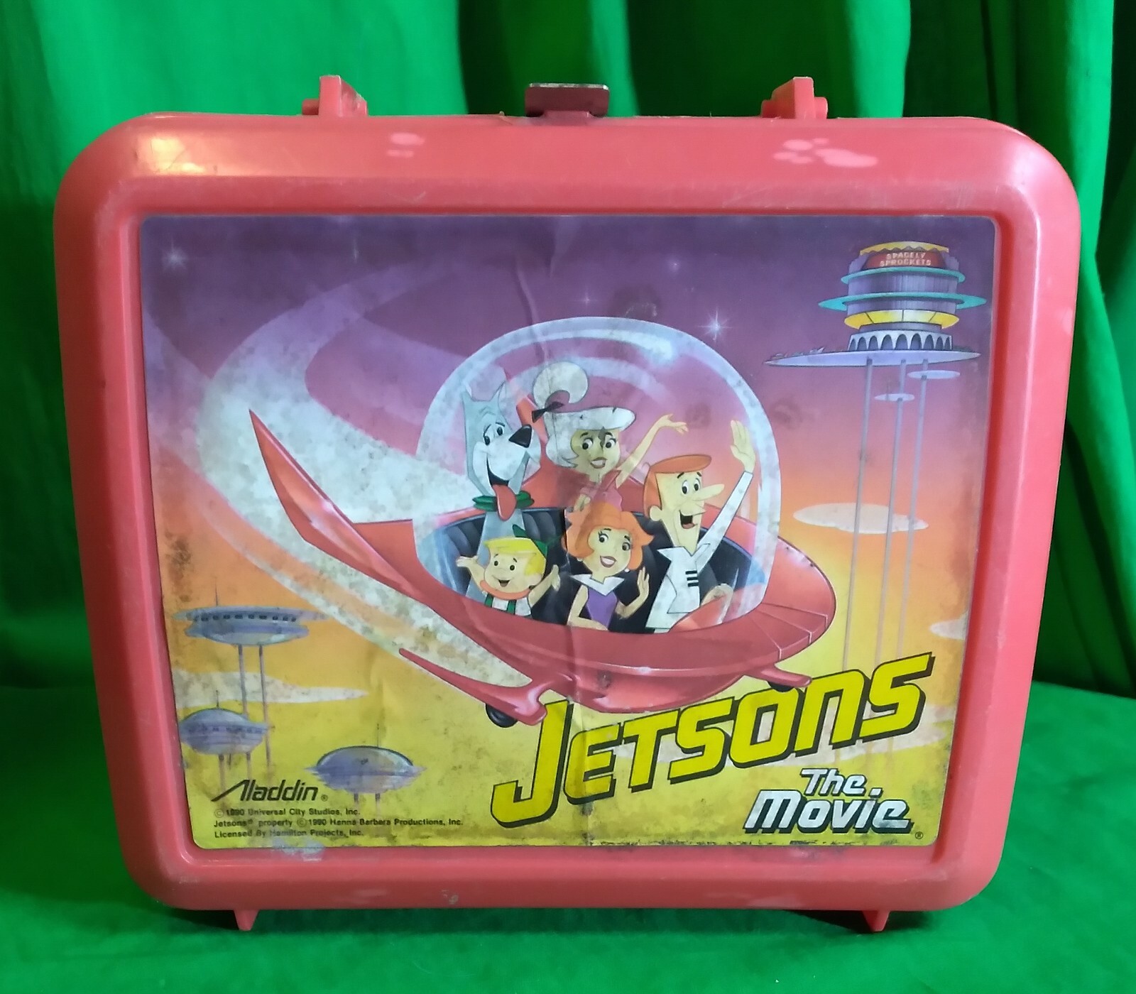 Jetson's Vintage Lunch Box 1990 The Jetsons The Movie Aladdin Lunch Box ...