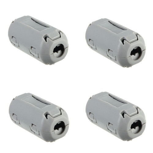 5pcs 9mm Noise Suppressor EMI RFI Clip Choke Ferrite Core Cable Filter ...