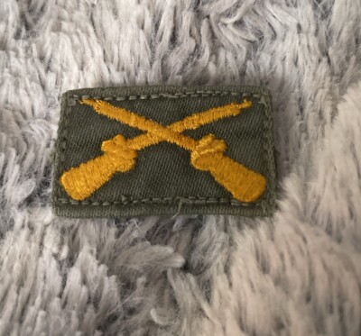 ORIGINAL COLOR INFANTRY BOS INSIGNIA SMALL PATCH | eBay