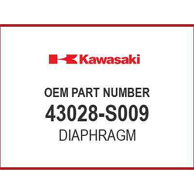 Kawasaki SS BY - 75-43028-S018 - DIAPHRAGM 43028-S009 OEM NEW | eBay